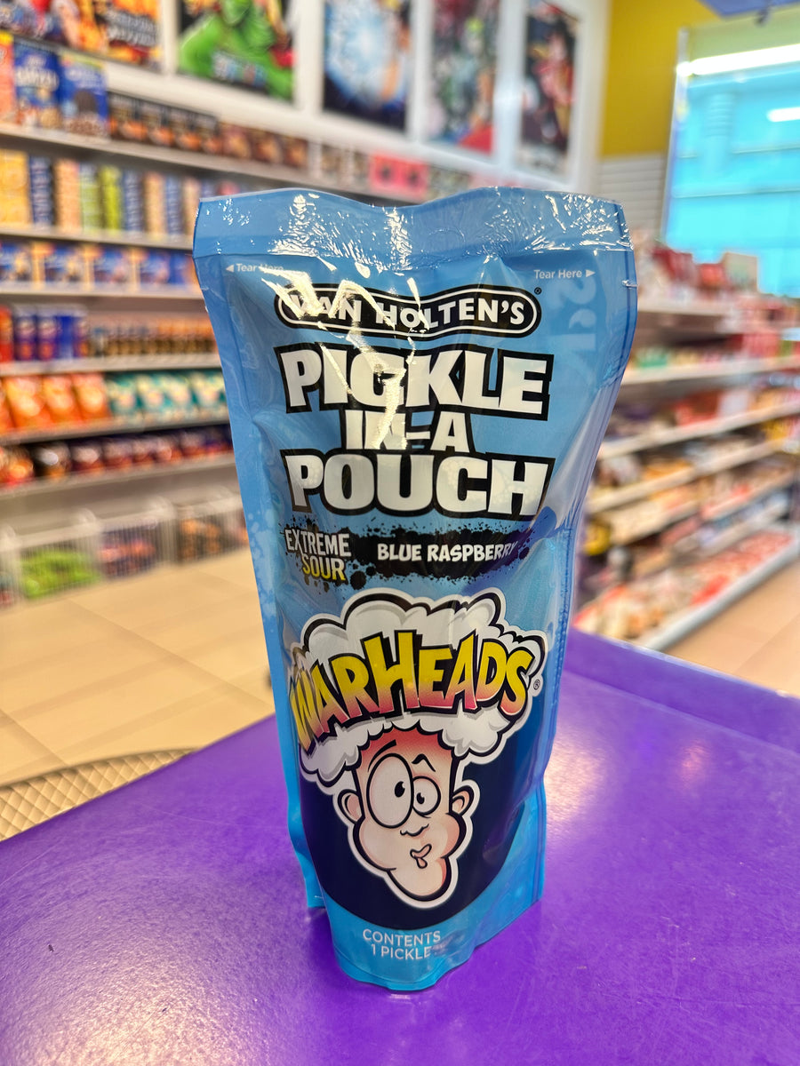 Warheads Sour Blue Raspberry Pickle – Exotic Snack Factory