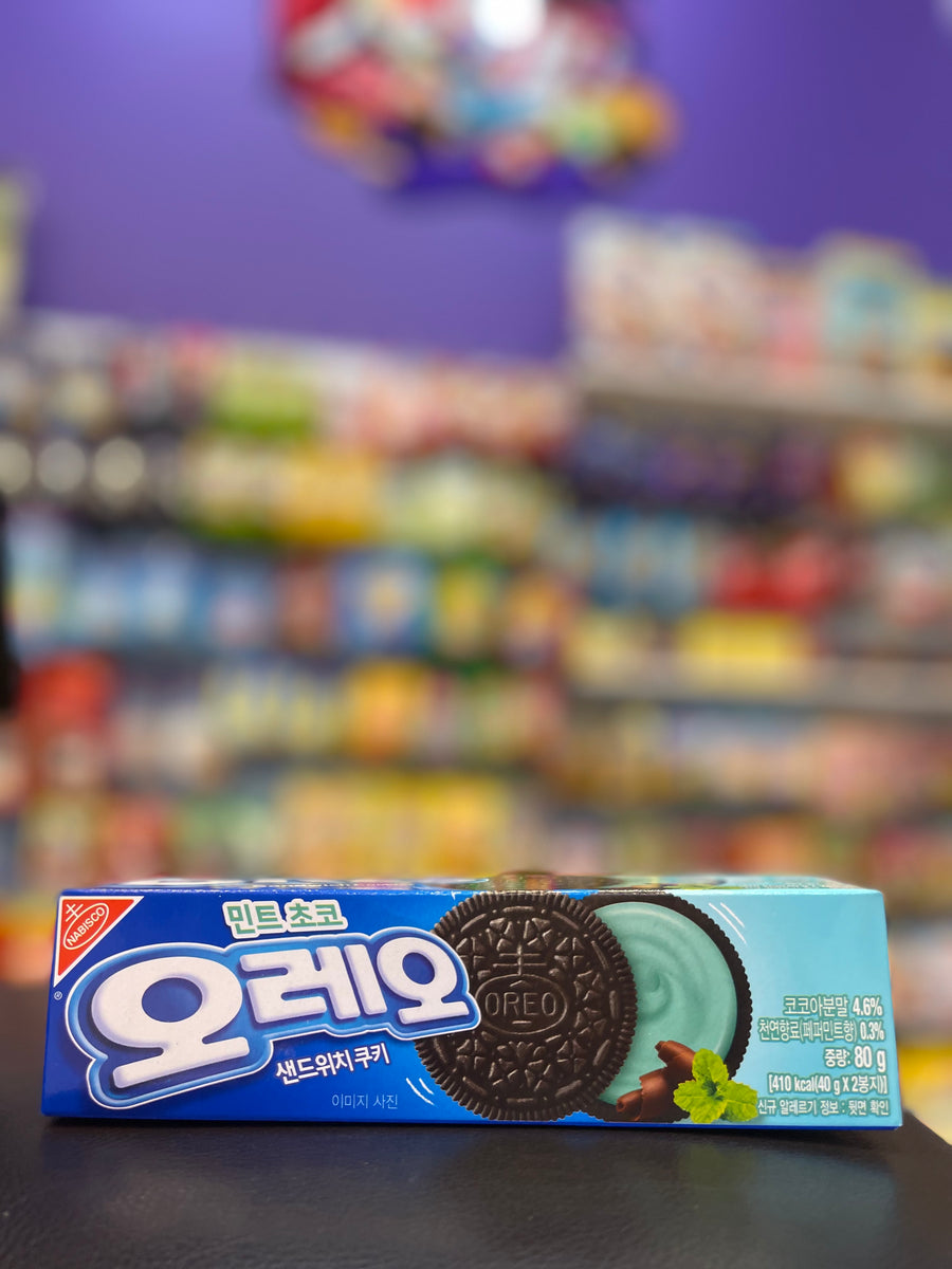 Oreo Mint Flavored Cookies (Korea) – Exotic Snack Factory
